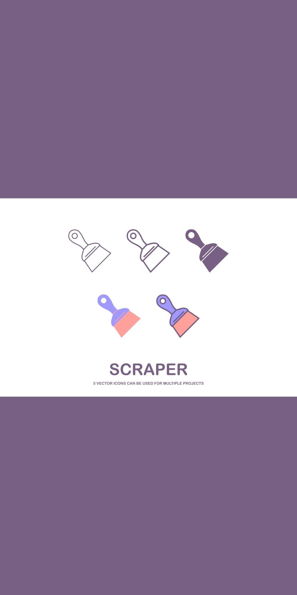 Scraper Icon Logo Vector Symbol. scraper vector illustration