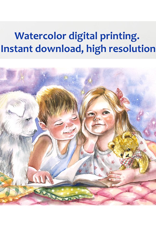 Artistic digital printing, Nice kids poster (1131019)