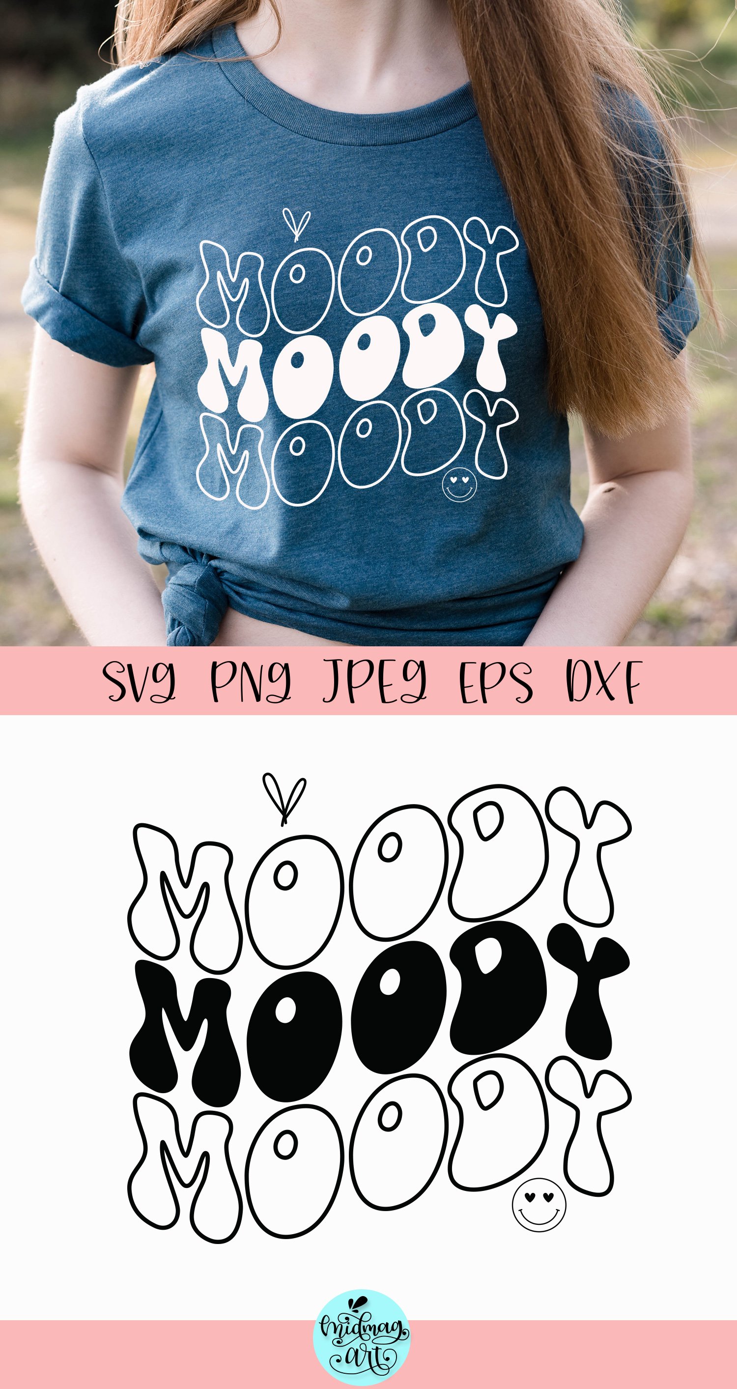 Moody svg, Funny mom svg