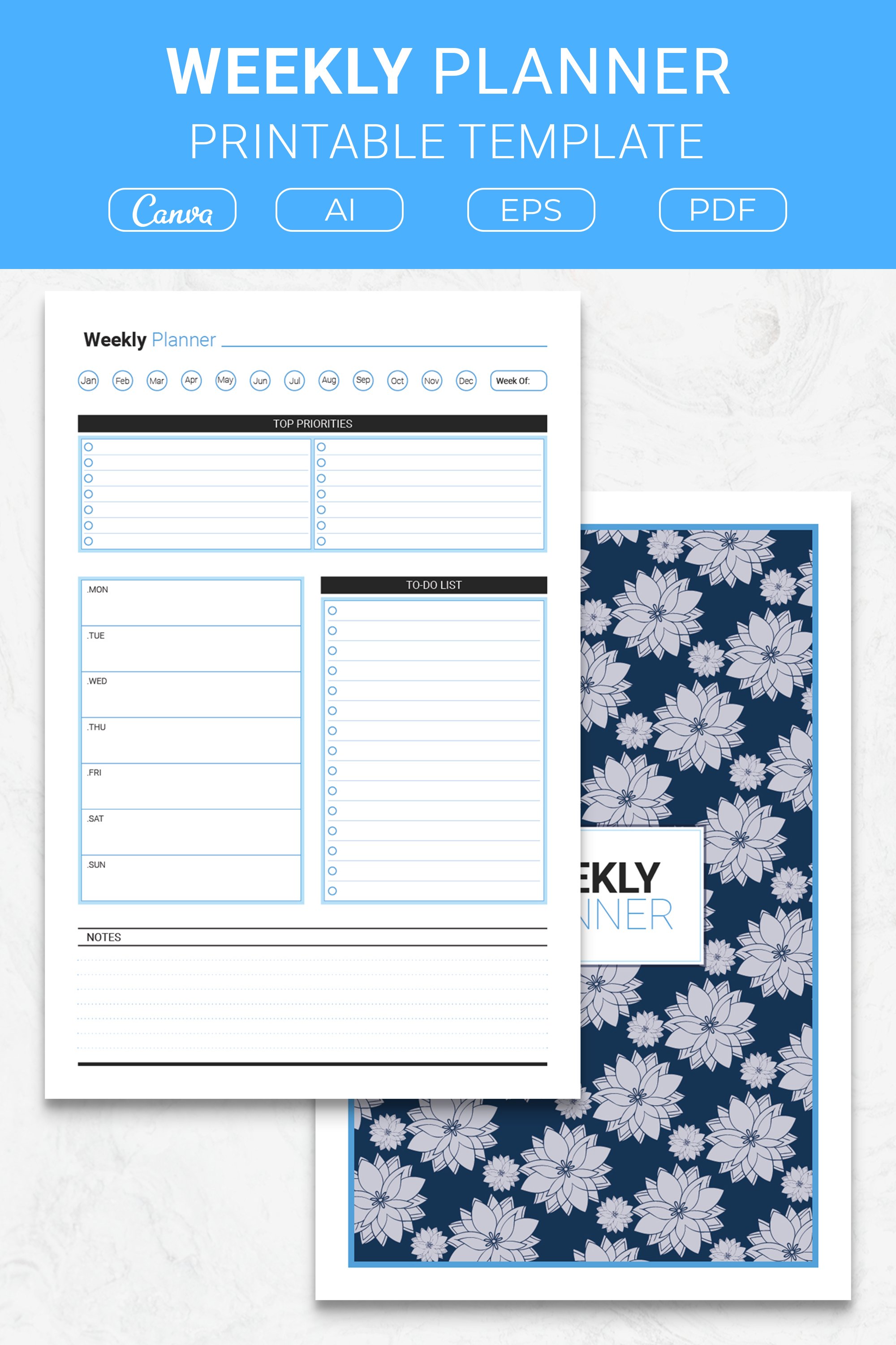 Weekly Planner Printable Template (2623425)