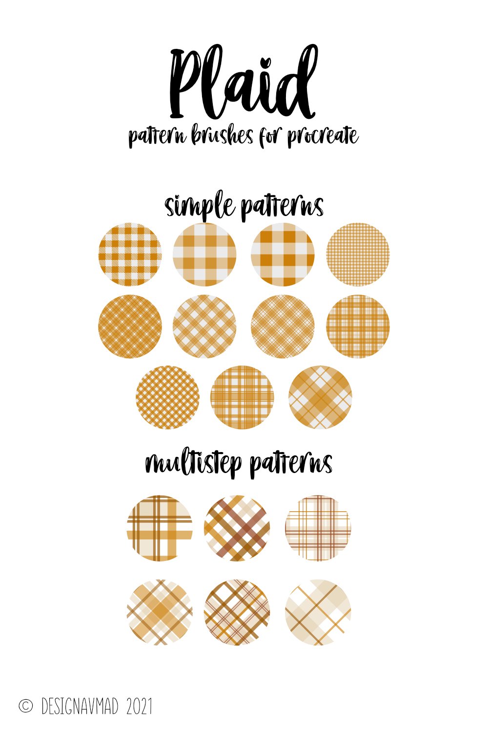 Plaid Patterns for Procreate