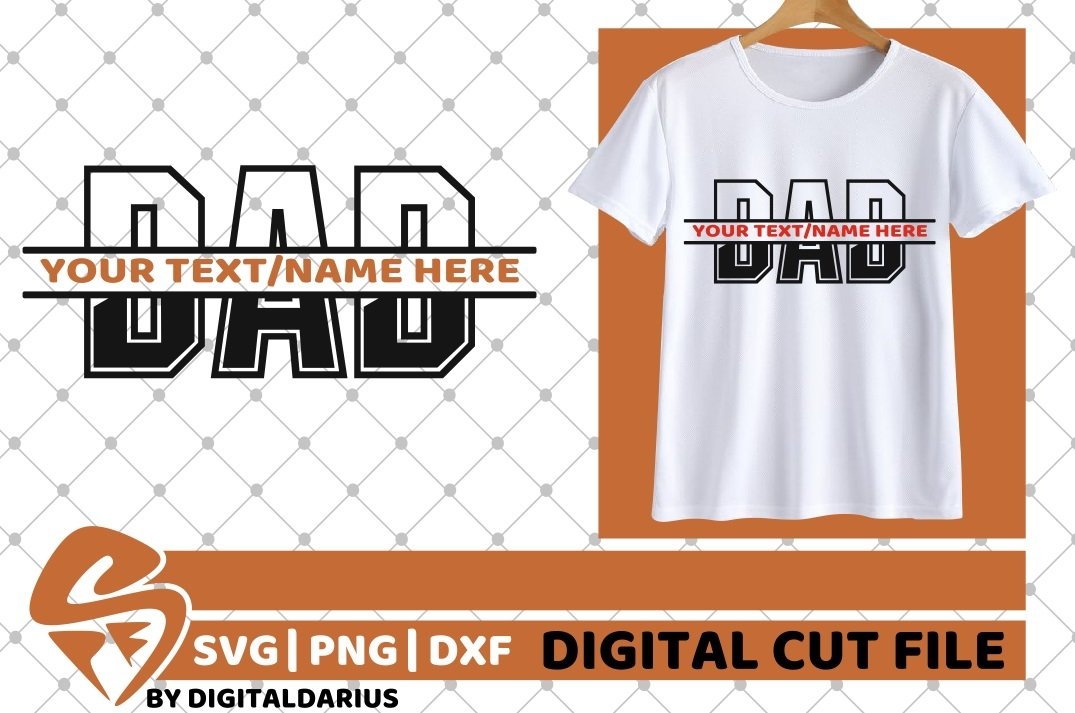 Dad Monogram svg, Daddy svg, Best Dad svg, Father's Day svg