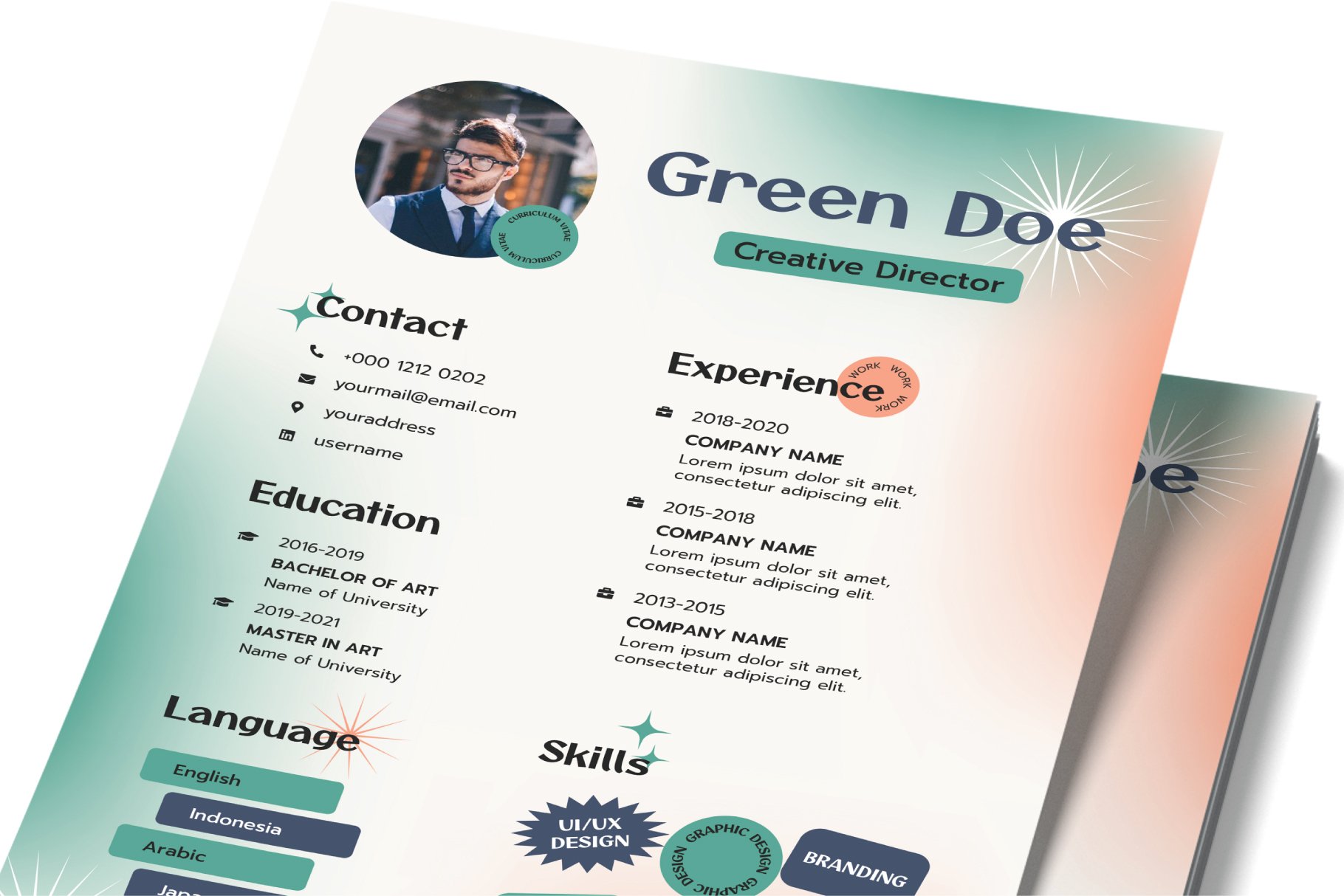 Style Old Resume Template