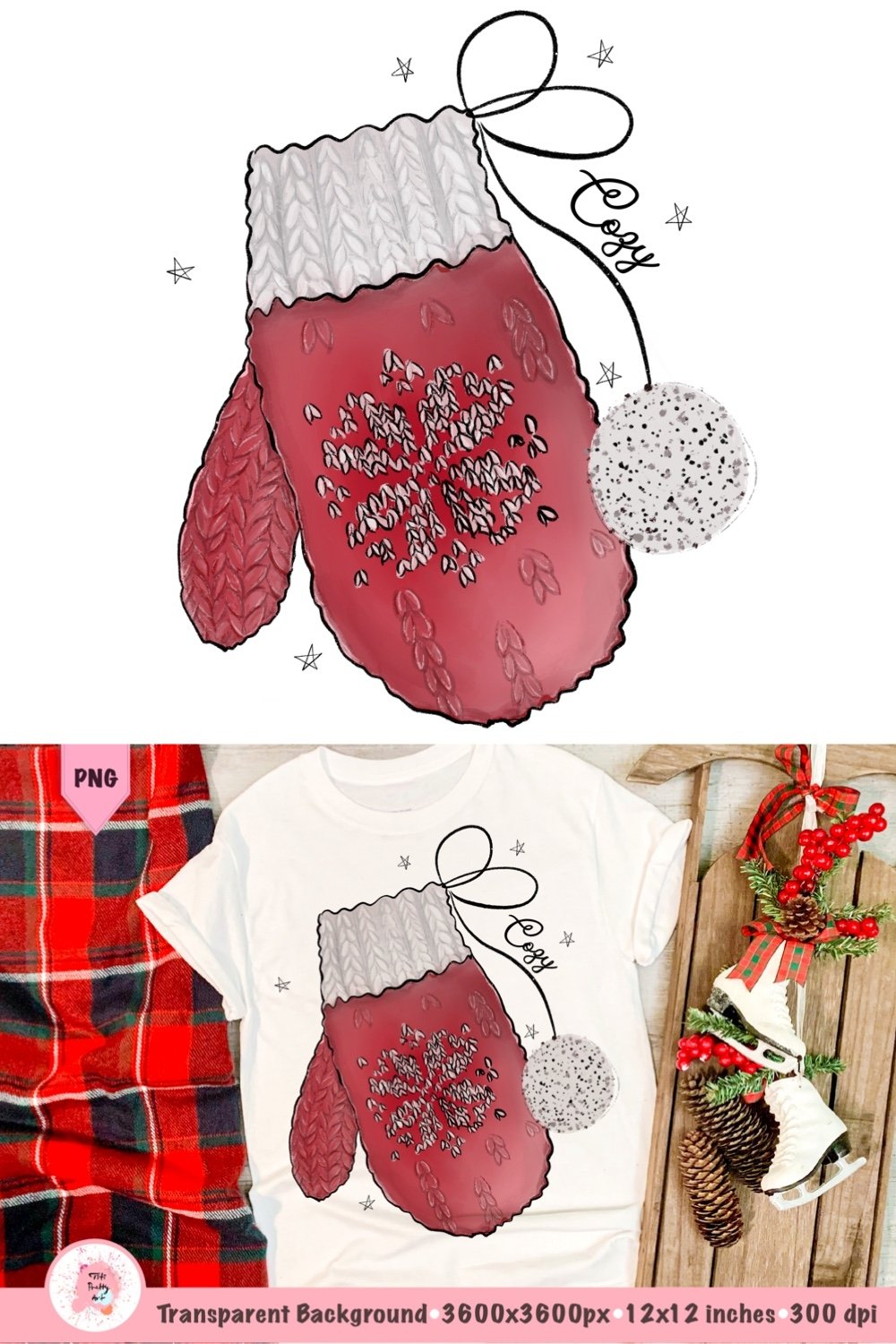 Christmas Bundle PNG, Winter Clipart