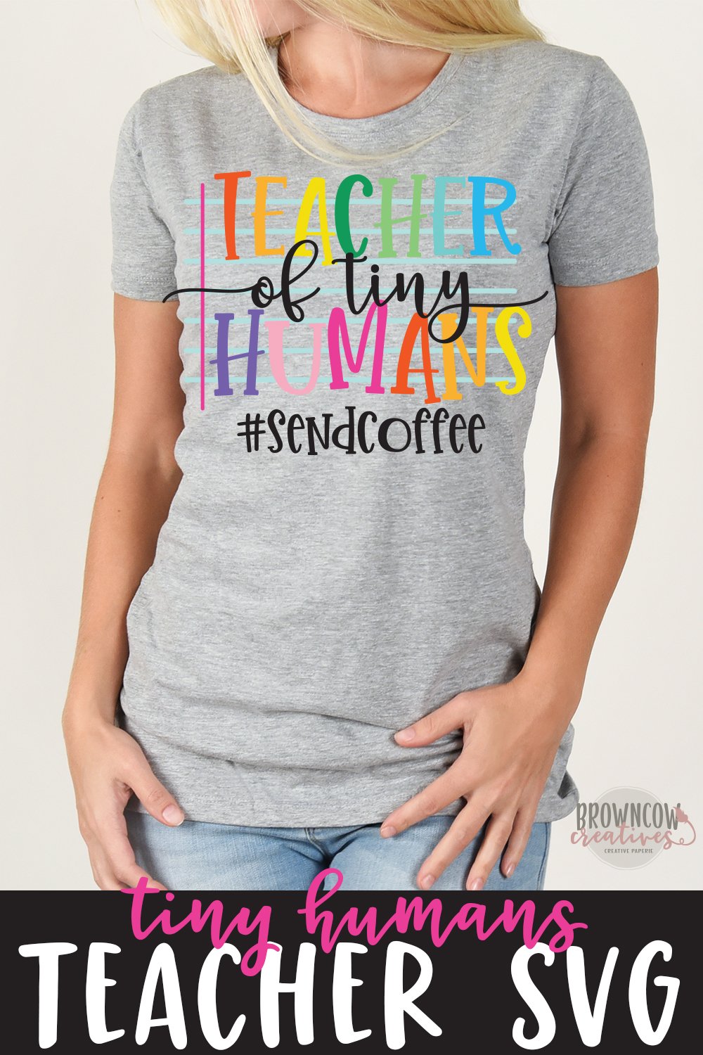 Teacher of Tiny Humans Teacher/Back to School SVG/Cut File