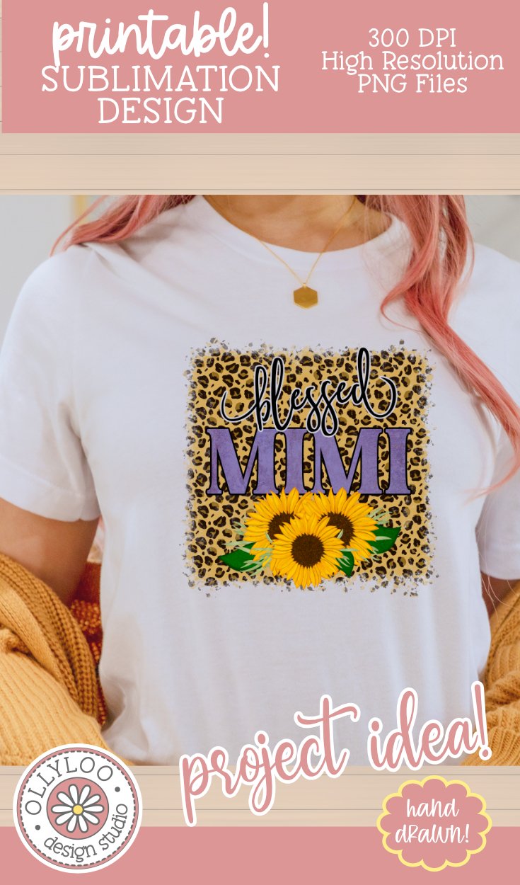 Blessed Mimi Sublimation Design
