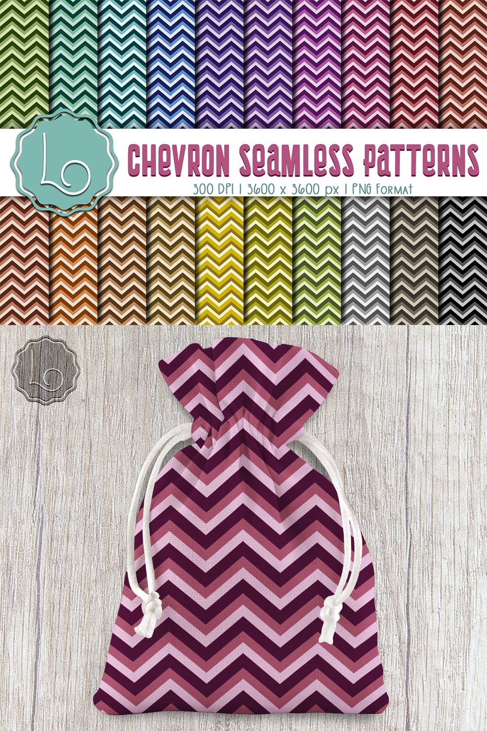 20 Chevron Seamless Patterns