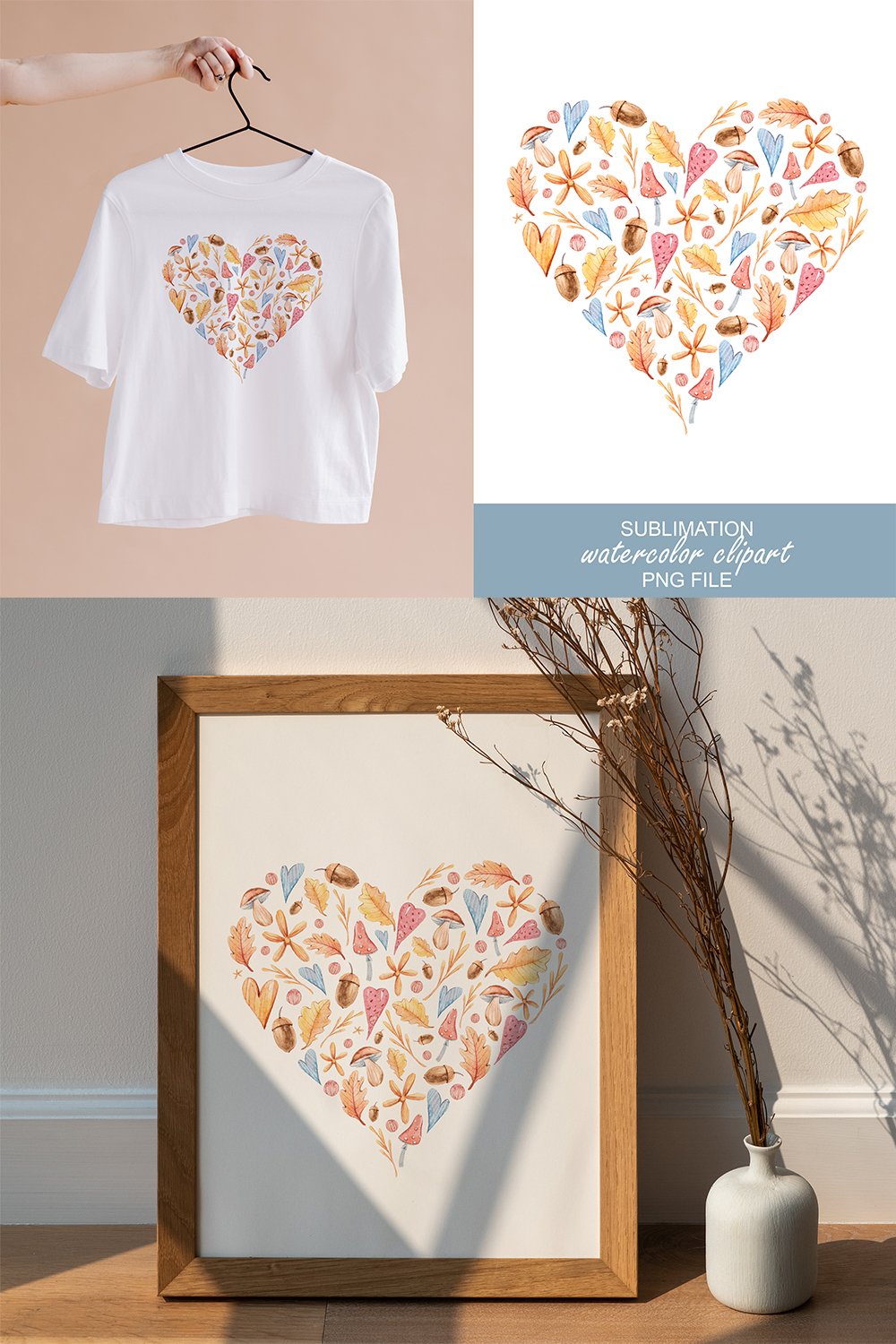 Watercolor cute kids fall Halloween sublimation- 1 png file