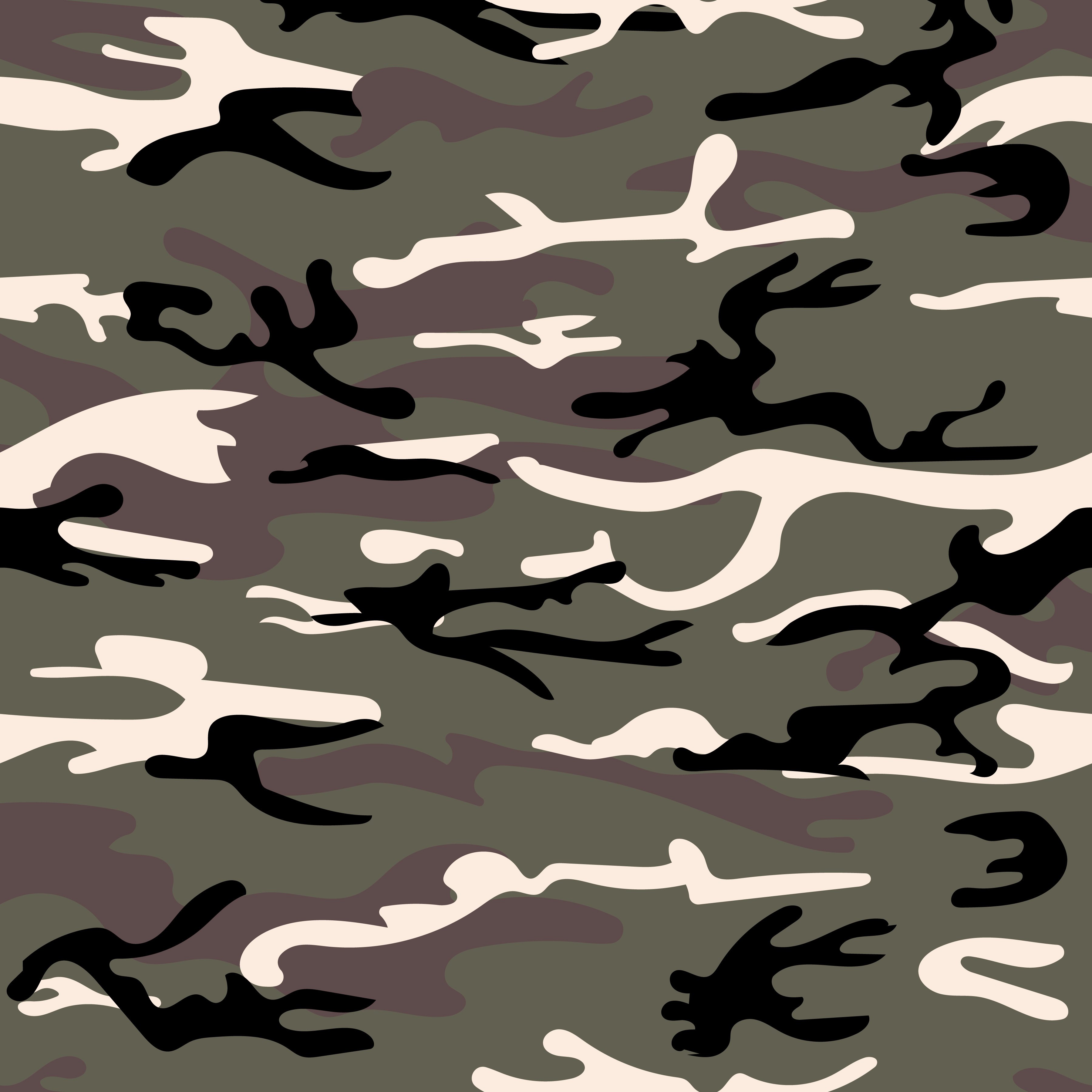 Camouflage seamless pattern. Mimetic digital paper 4 designs