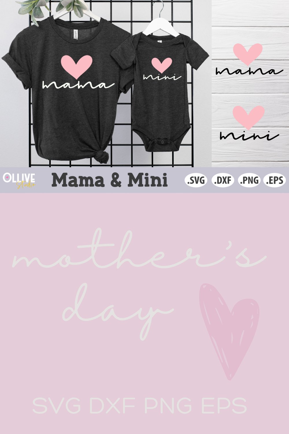 Mama and Mini SVG | Mommy & Me SVG