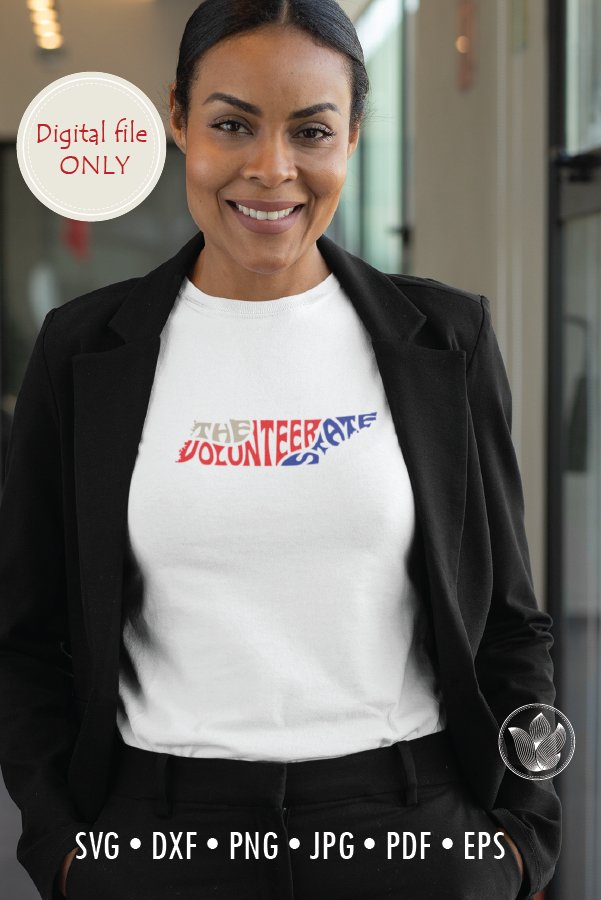 The Volunteer State Cut File | Tennessee Word Art
