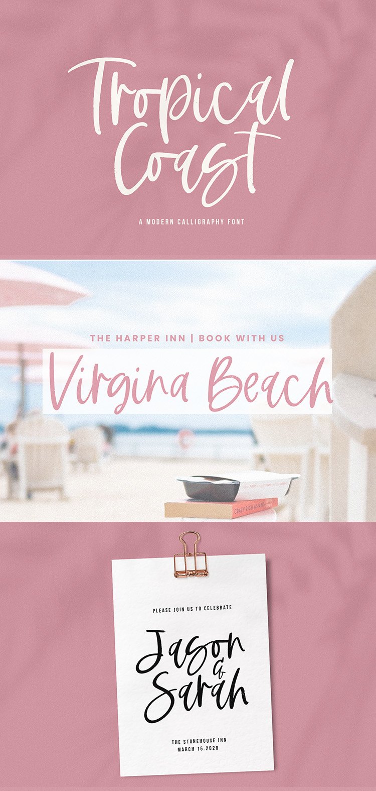 Tropical Coast - A Handwritten Script Font