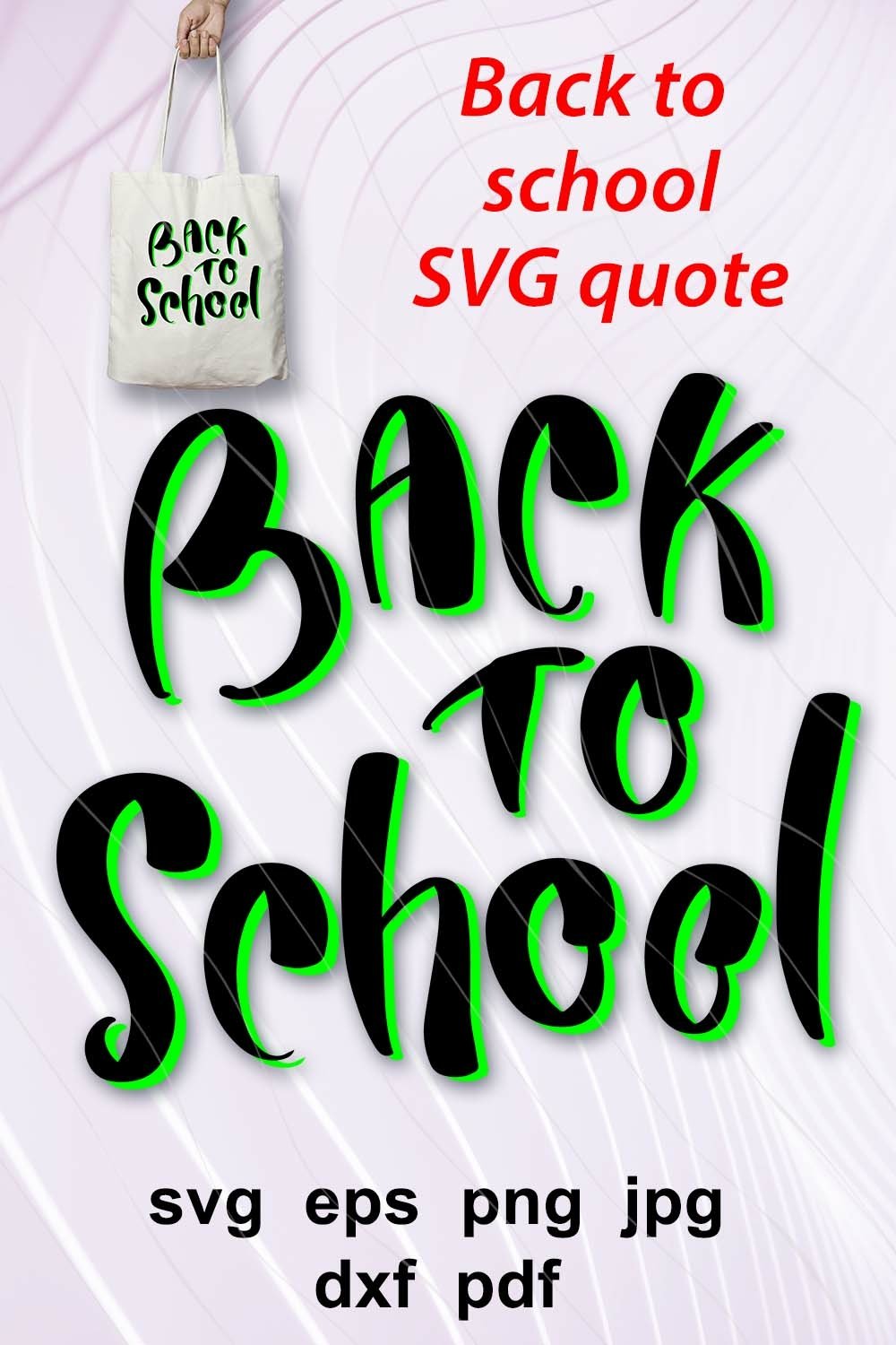 Back to School SVG design, school education quote cuts file