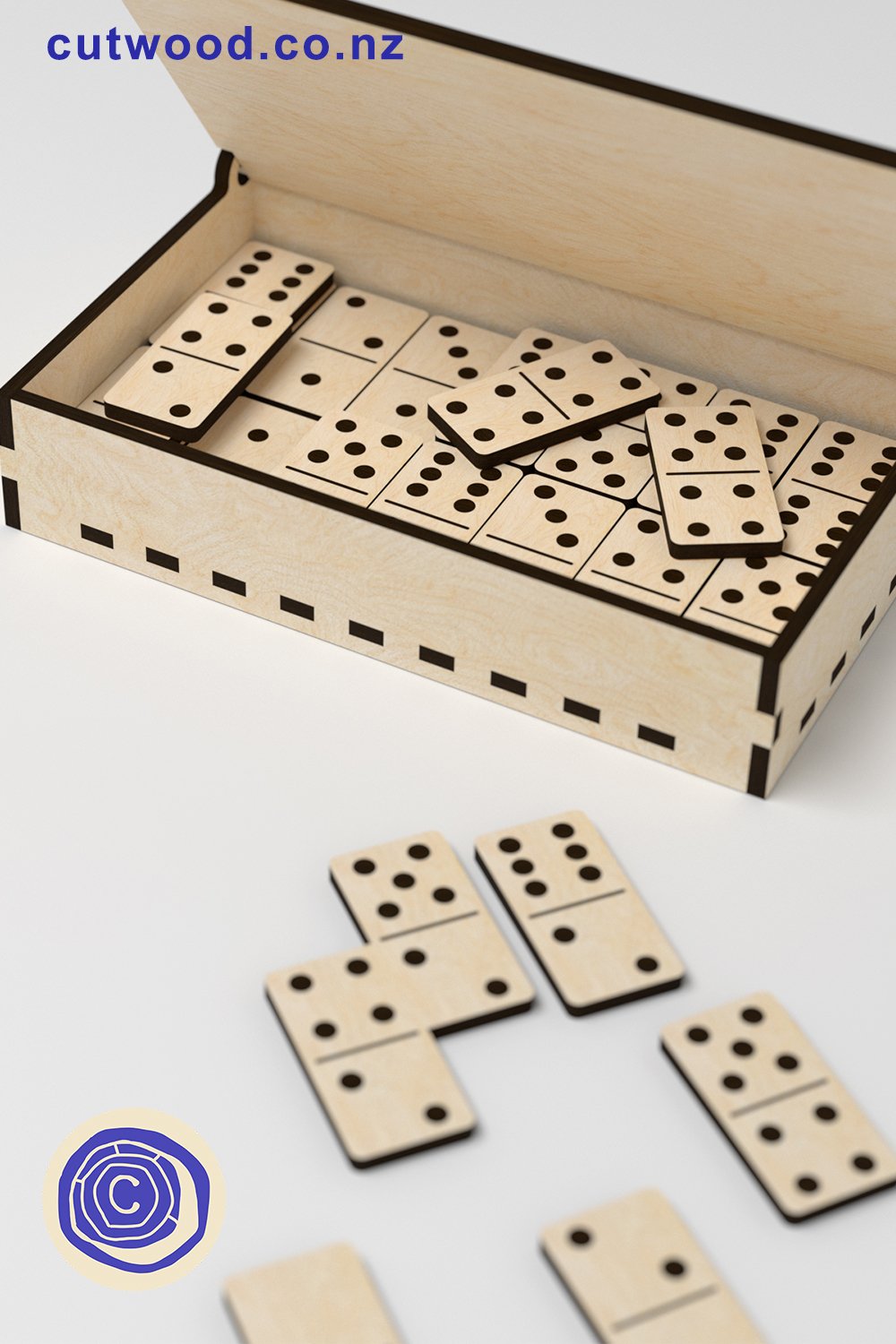 Dominos Travel Size with Box SVG file