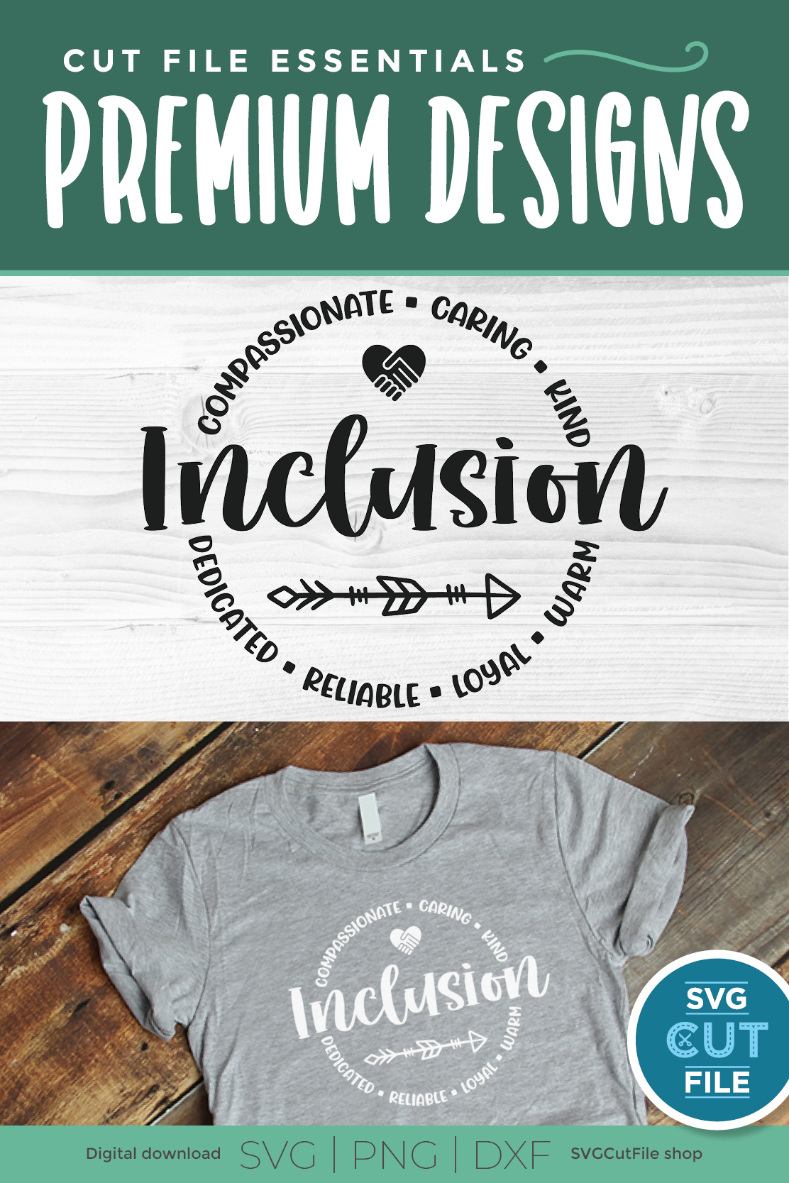 Inclusion SVG - Celebrate inclusion and diversity