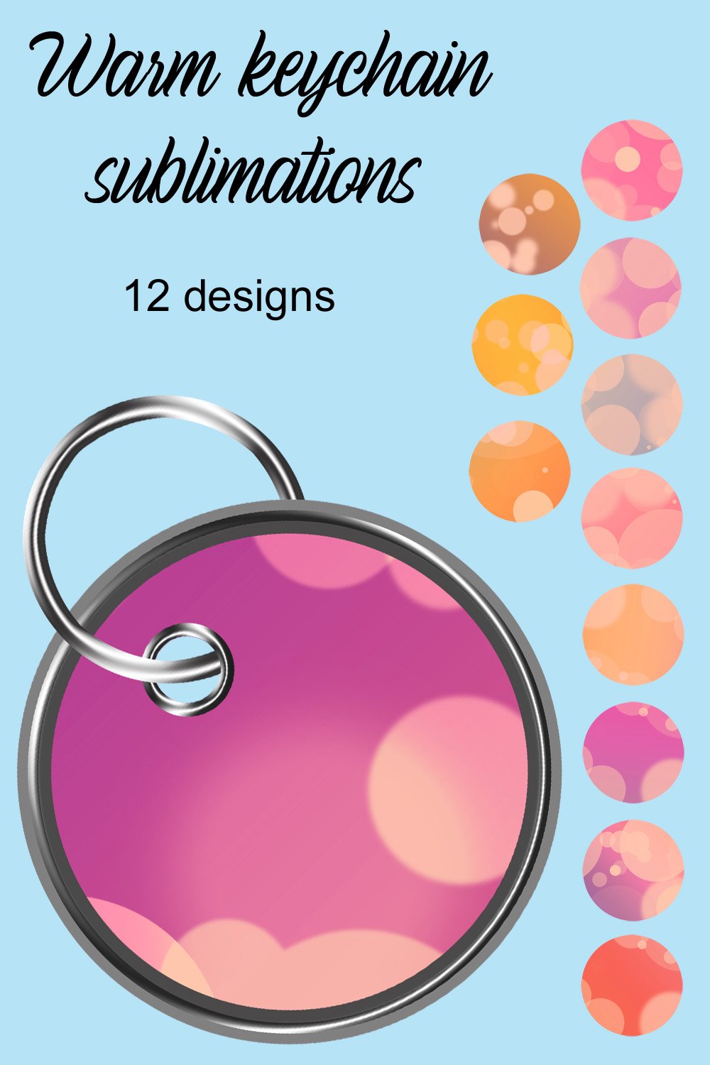 Warm keychain backgrounds
