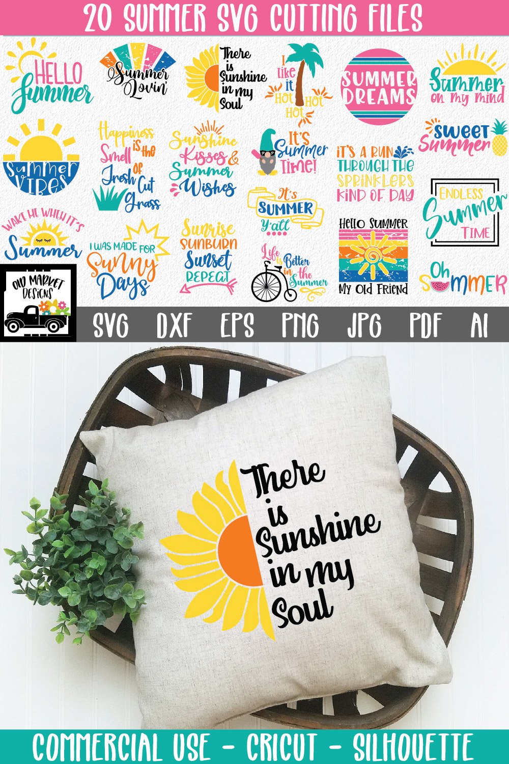 Summer SVG Bundle - Summer SVG Cut Files (563907)