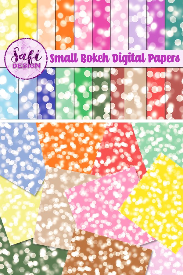 Bokeh Digital PaperBackgrounds