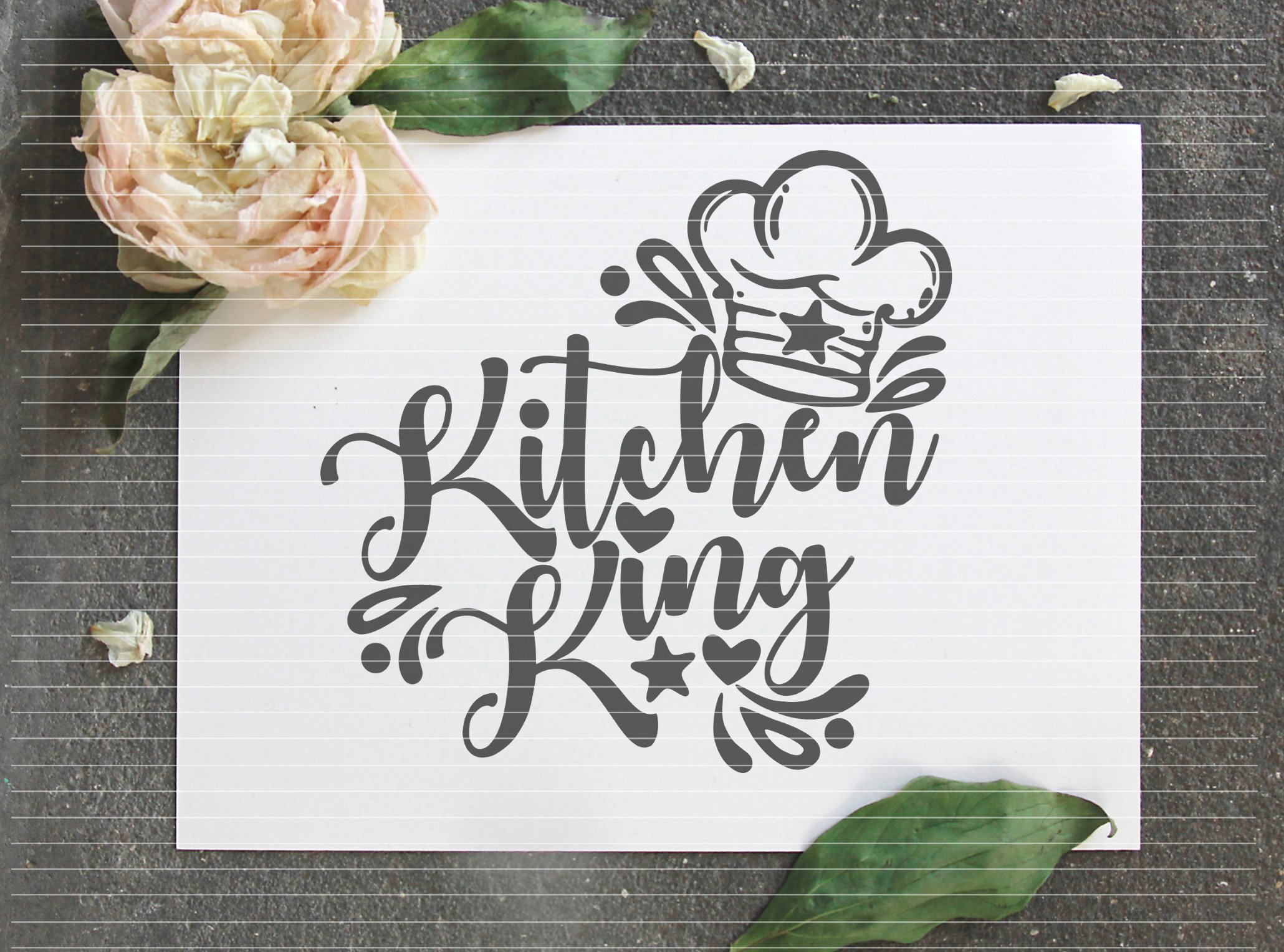 Kitchen King cutting file SVG DXF FCM