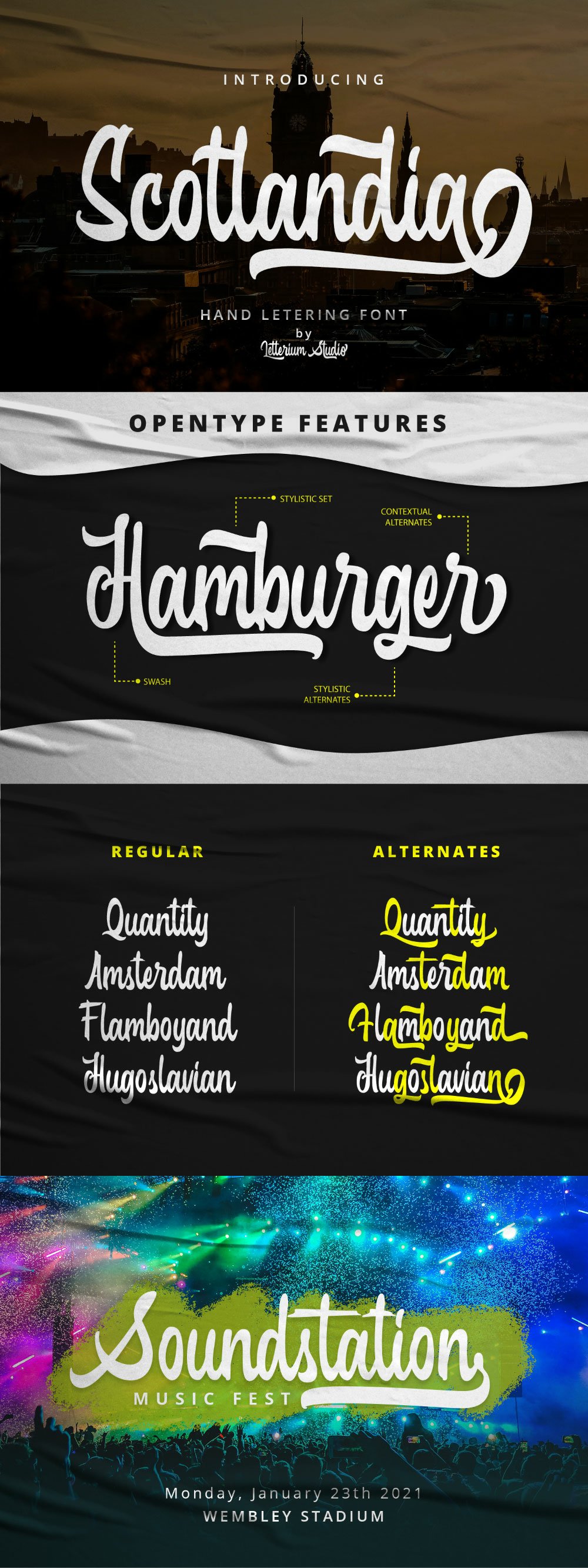 Scotlandia - Hand Lettering Font (1186881)