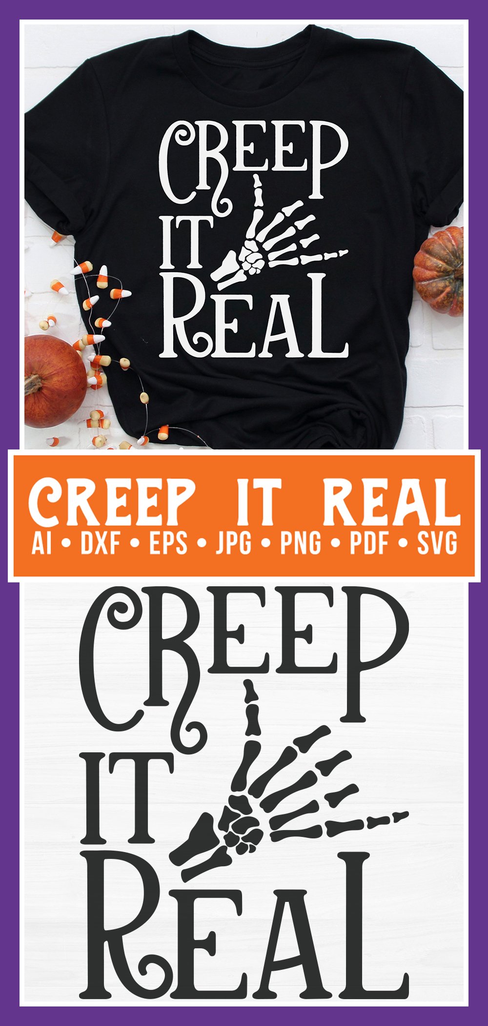 Creep it real Halloween SVG