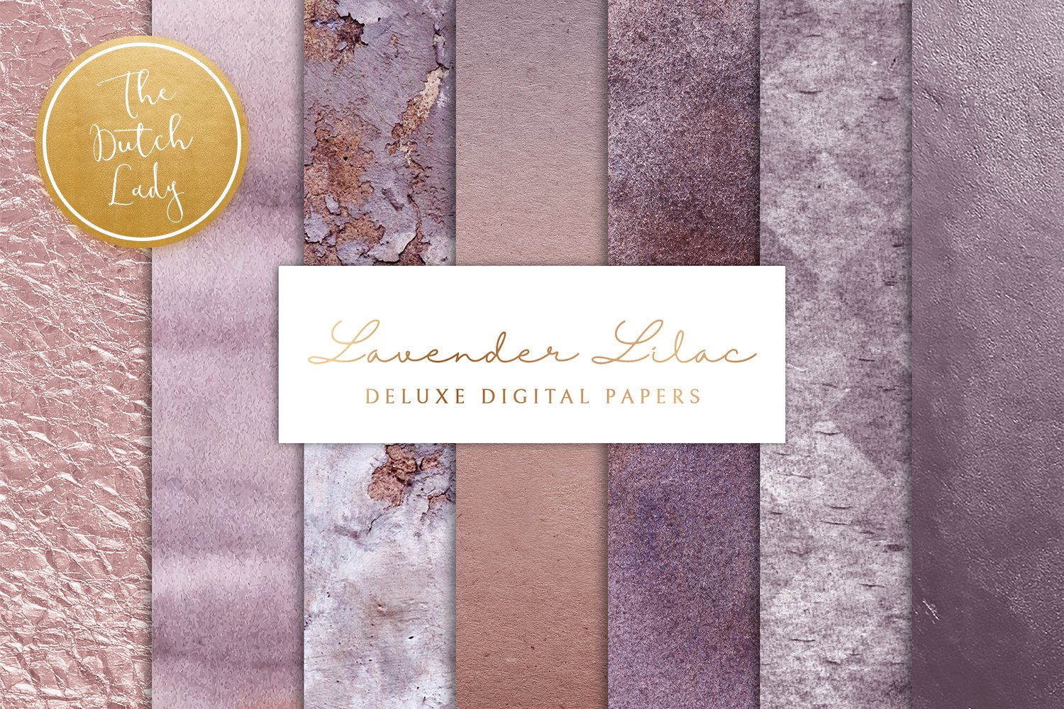 Digital Backgrounds & Papers - Lavender and Lilac