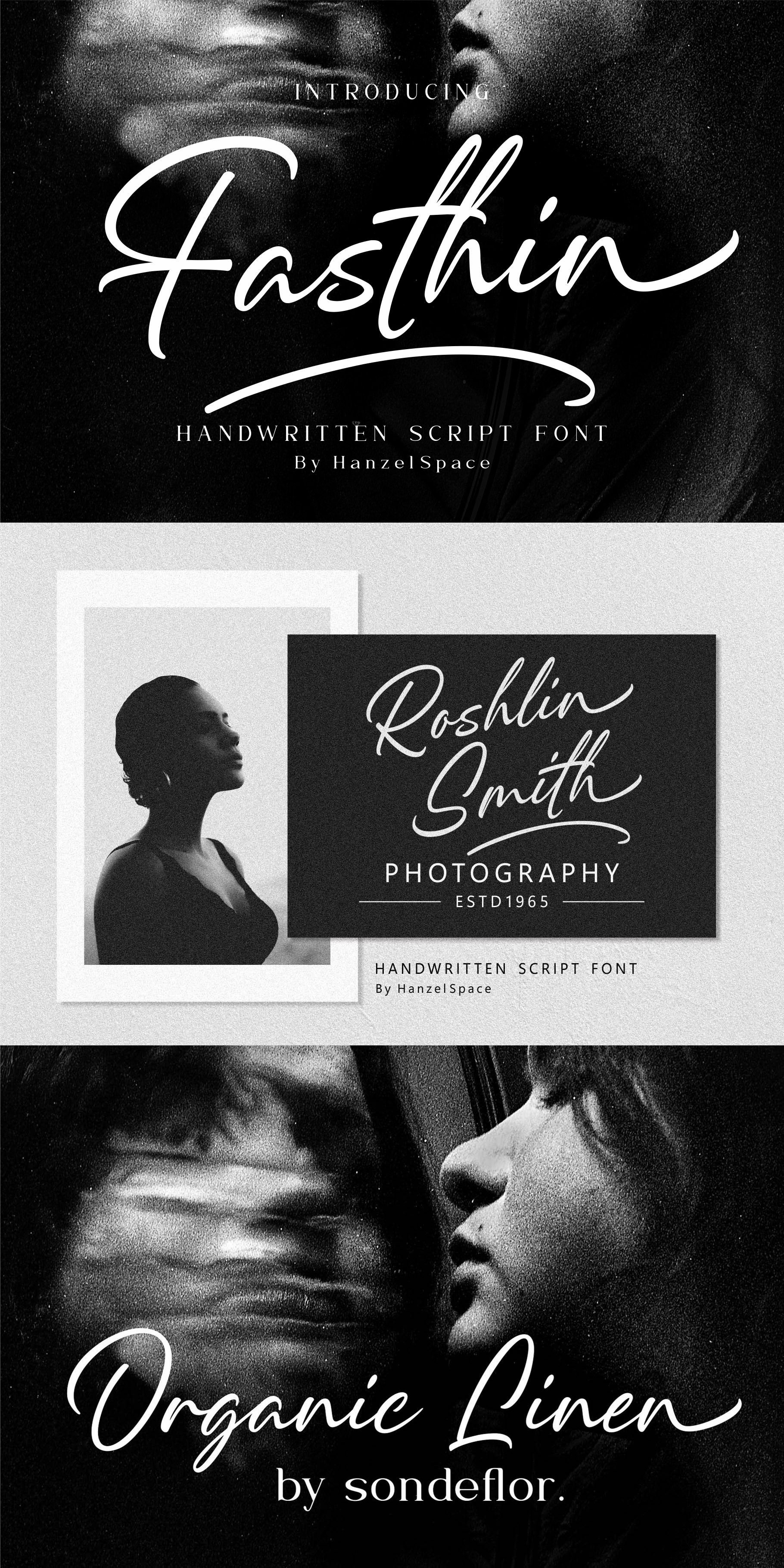 Fasthin Handwritten Script Font