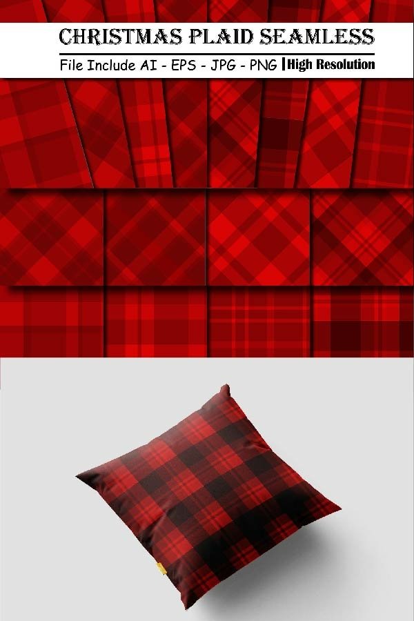 Christmas Plaid Seamless (1603371)