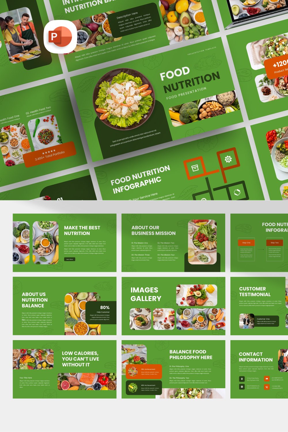 Nutrition Balance Presentation Template