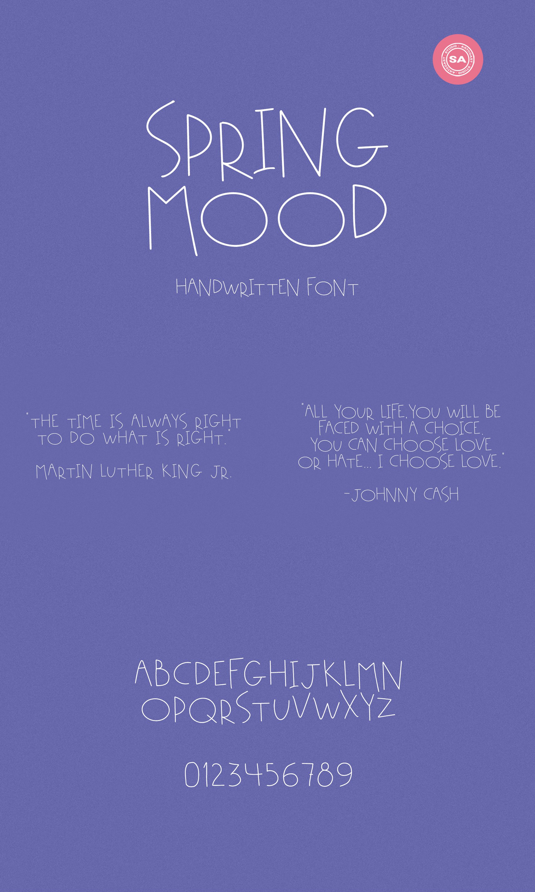 Spring Mood - Handwritten Font