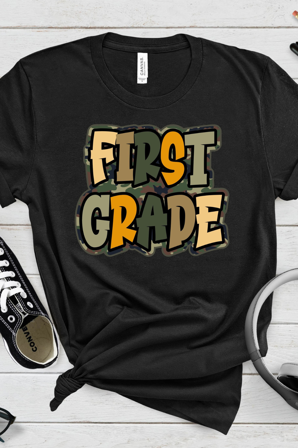 First Grade, Back To School, Sublimation T-Shirt Design Png