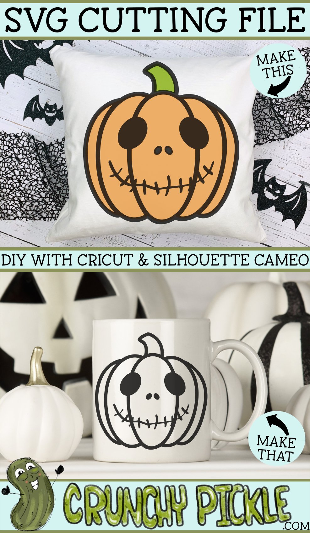 Halloween Jack O'Lantern Layered SVG File