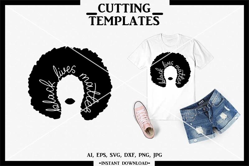 African American Woman, BLM SVG, Silhouette,Cricut,Cameo,SVG