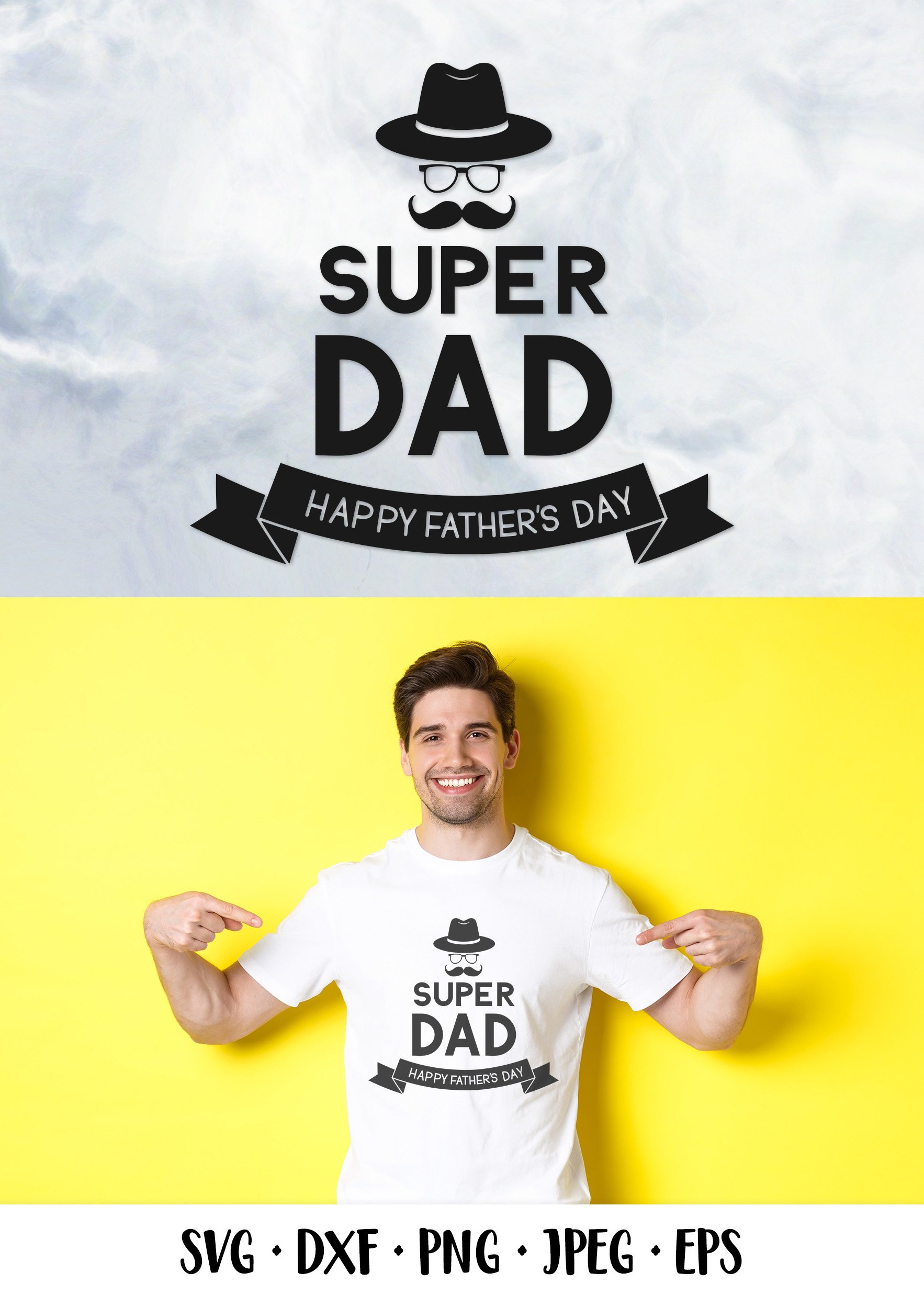 Super dad SVG. Fathers Day SVG. Gift for daddy