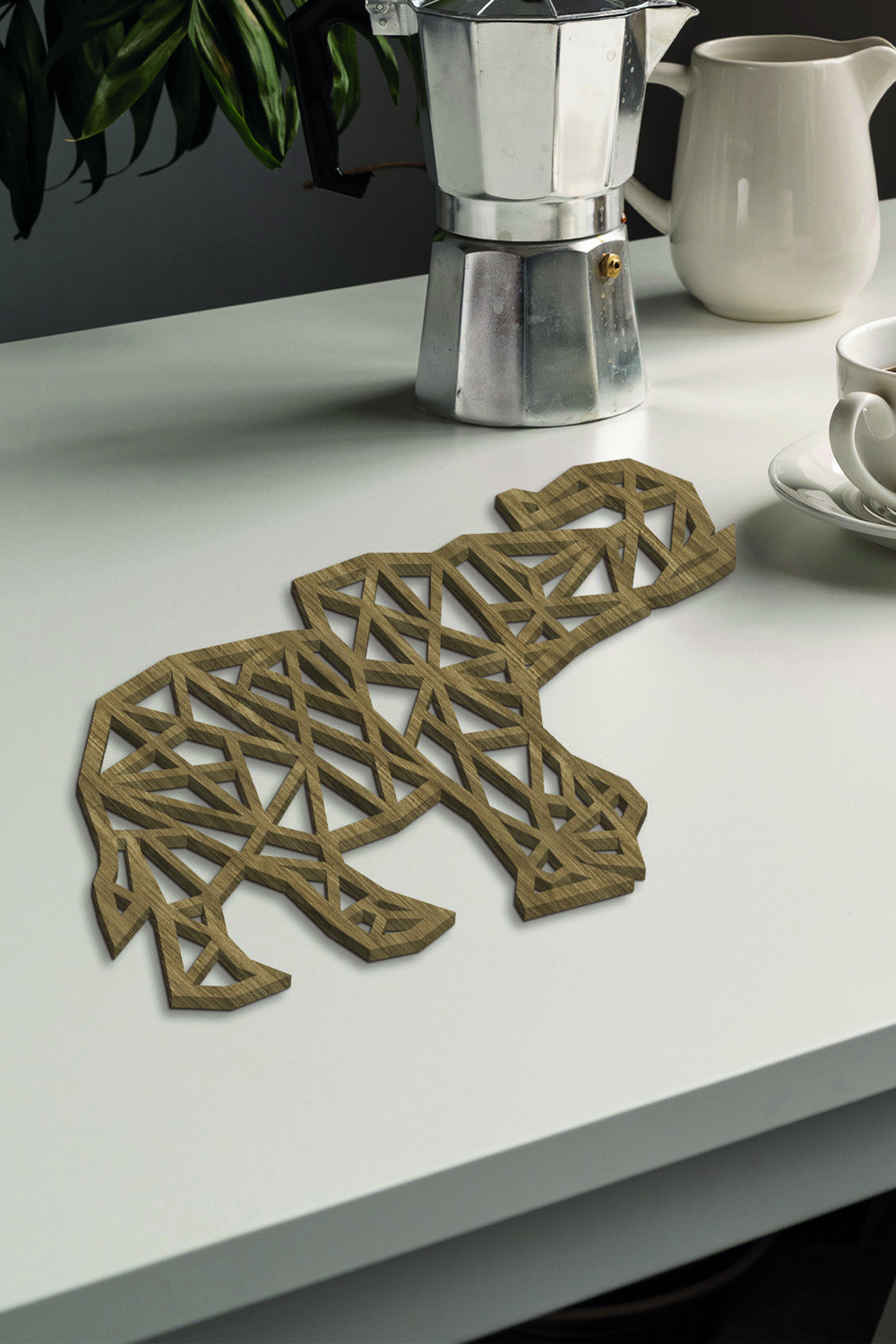 Elephant Onelayered Laser Cut Template