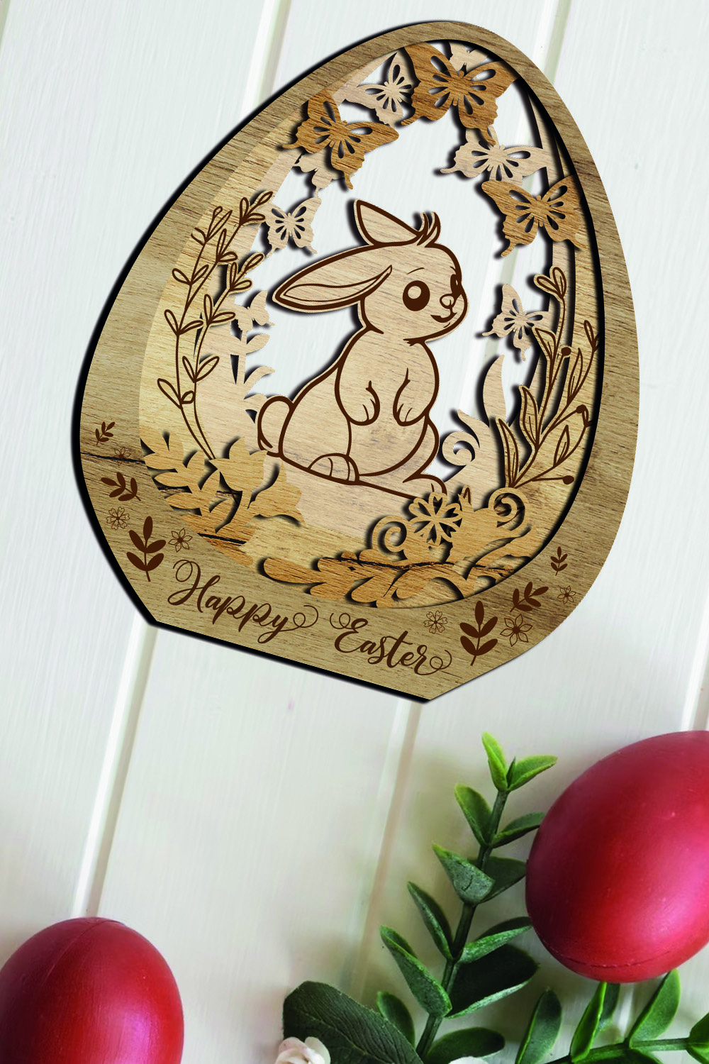 Easter Egg Decorative Ornament, Cut Files