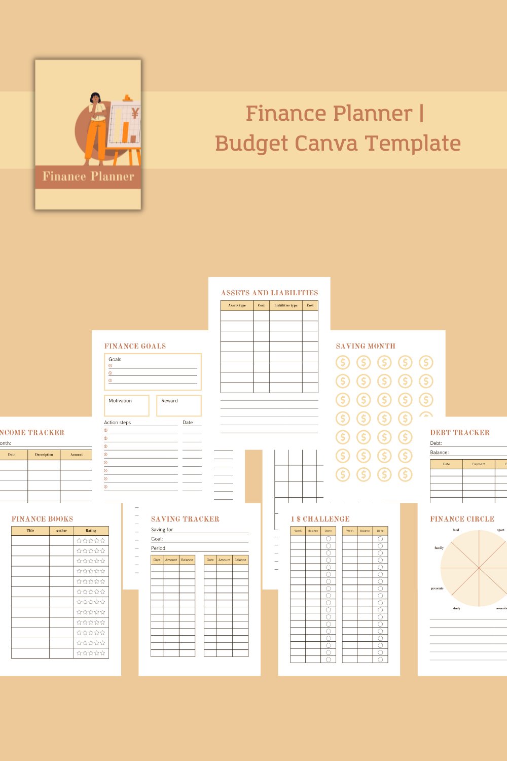 Finance Planner | Budget Canva Template