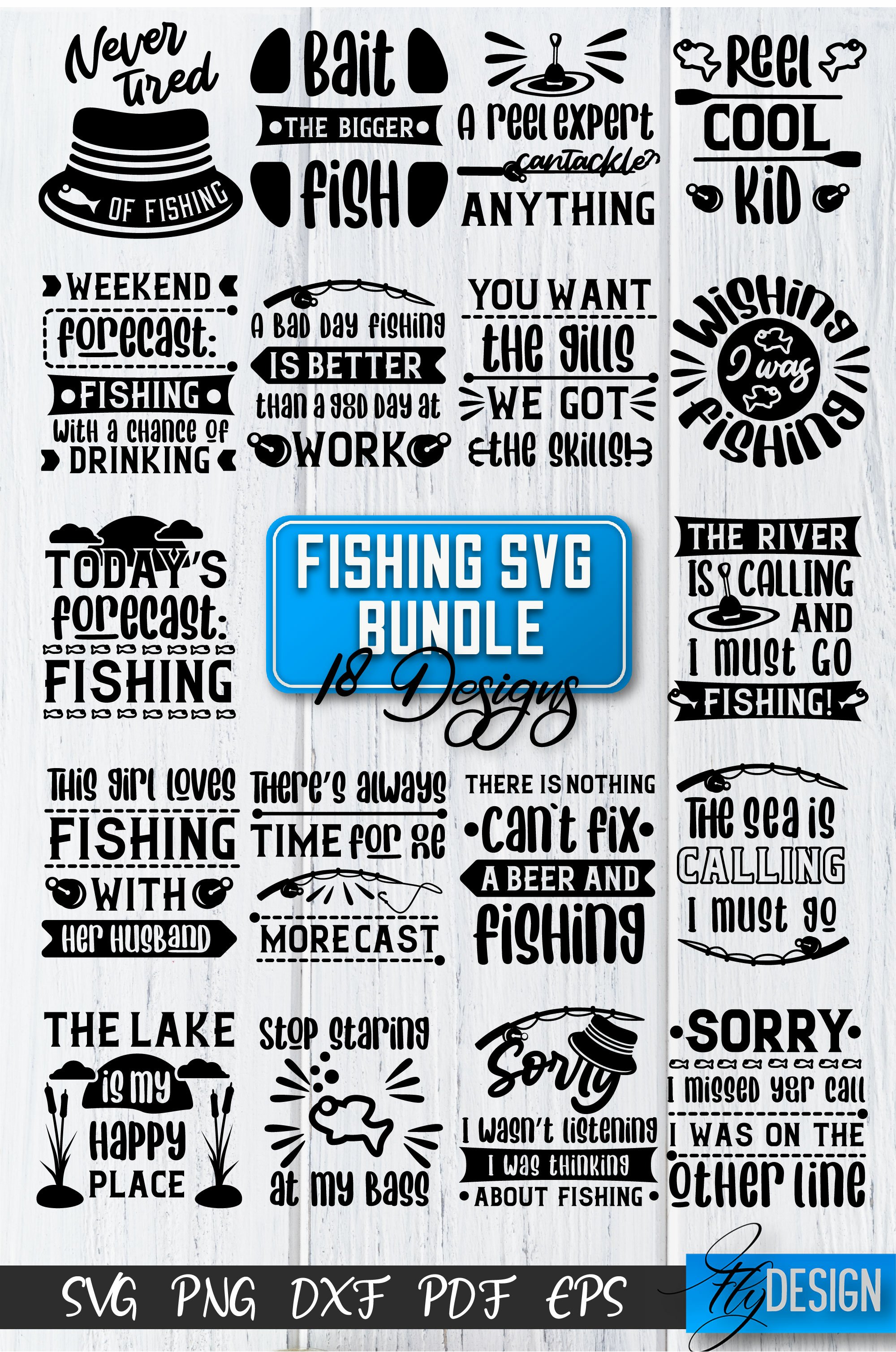 Fishing SVG Bundle | Father's Day SVG | Funny (1960123)