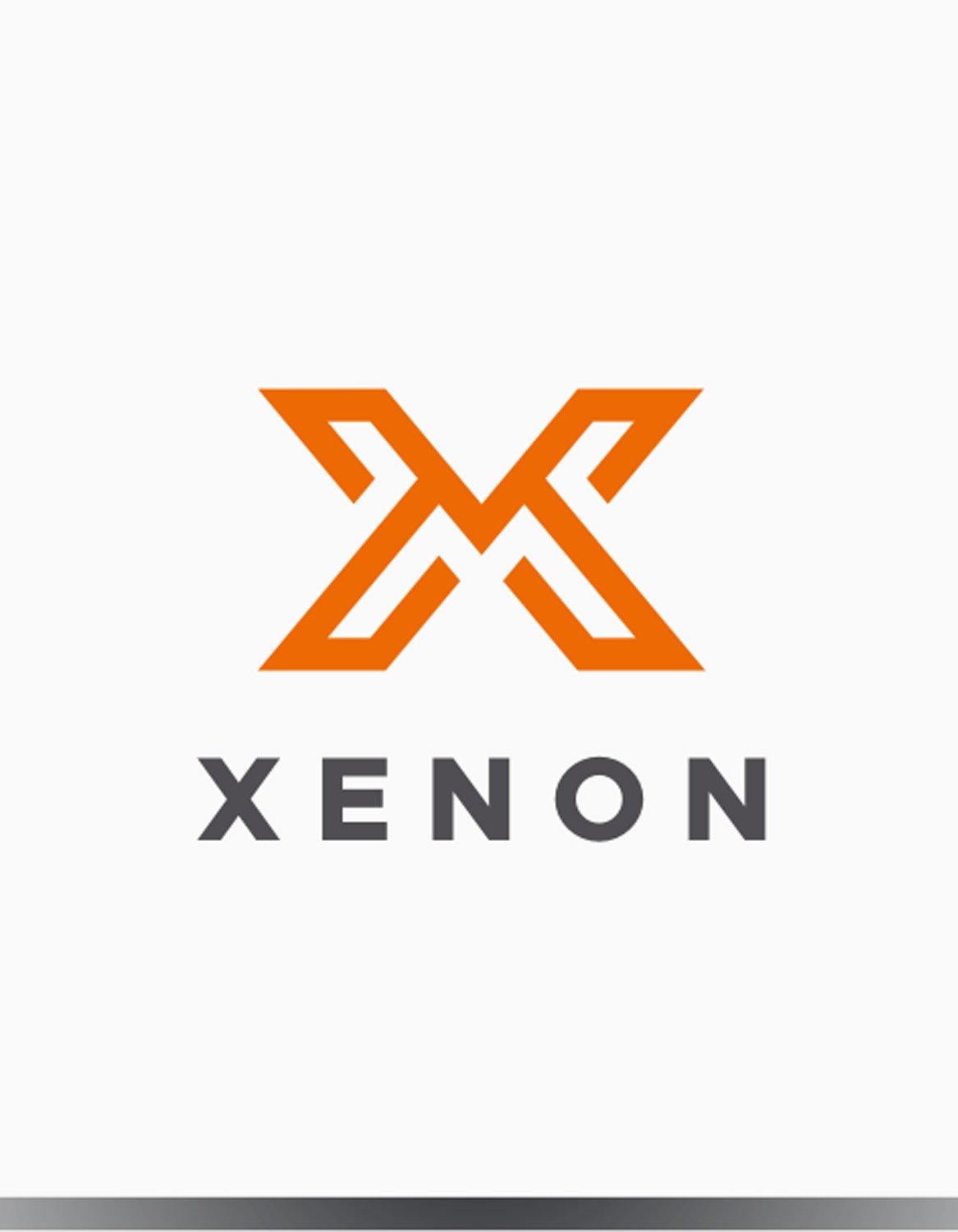 Xenon Letter X vector logo design template (3166084)