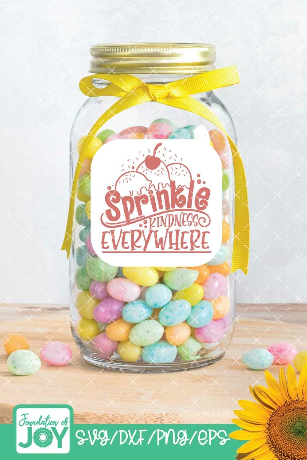 Sprinkle Kindness Everywhere svg, Sprinkle png, Ice Cream