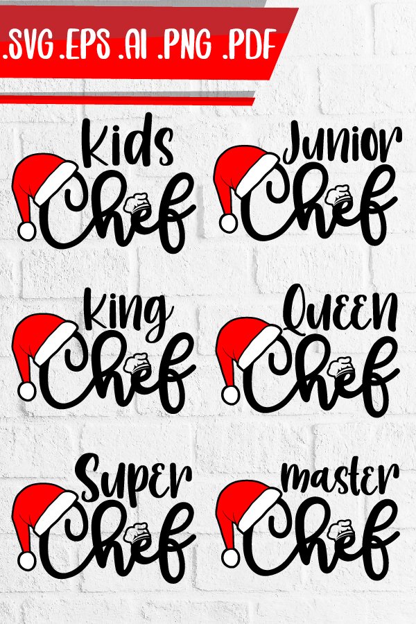 Chef Svg BUNDLE 2 svg eps ai png pdf (1709237)