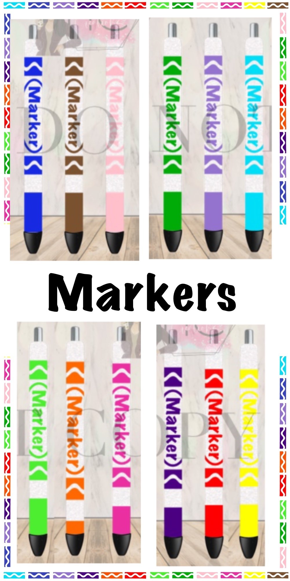 Marker Pen Wraps