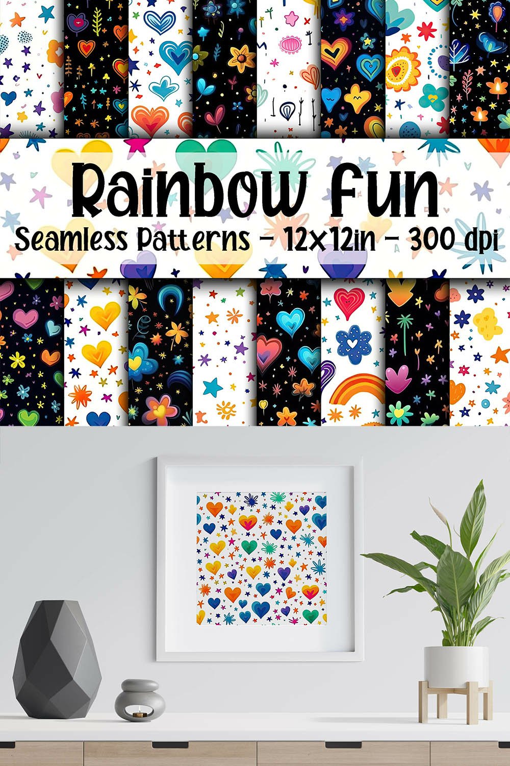 Seamless Cherry Blossoms Digital Paper