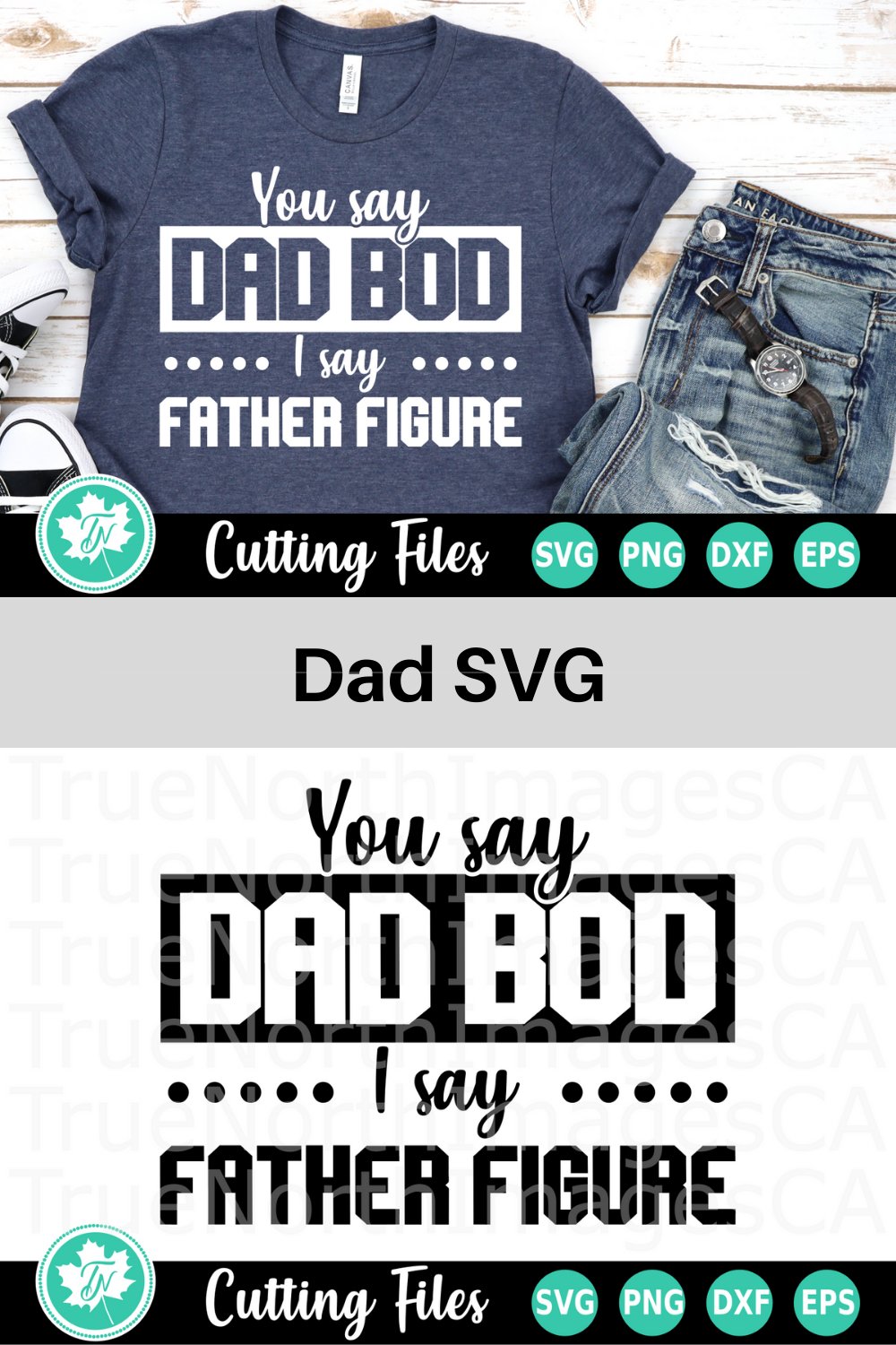 Dad SVG | Fathers Day SVG Cut File - Dad Bod