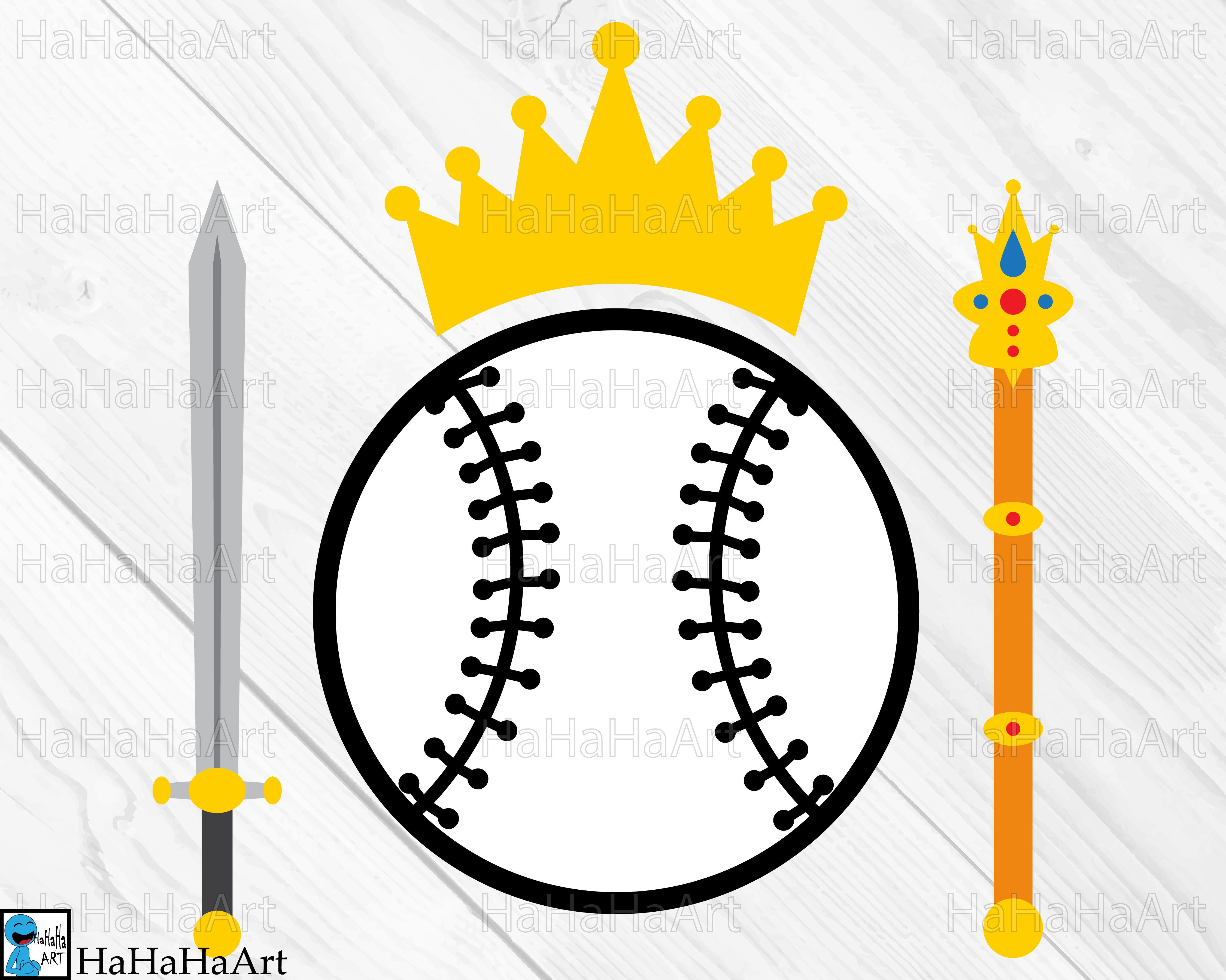King Baseball Design - Clip art / Cutting Files (1058951)