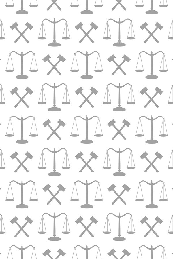 Scales and judicial hammer pattern