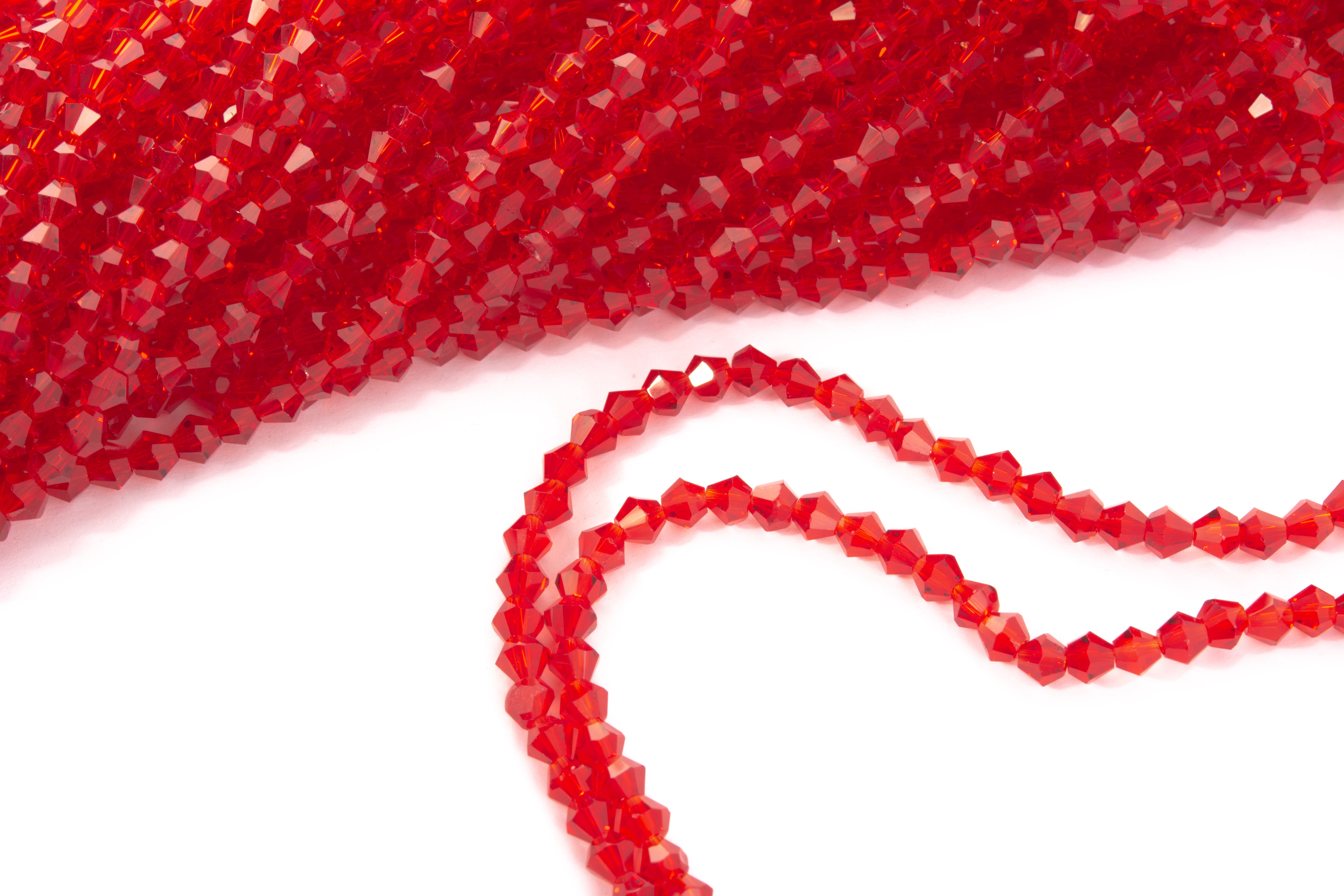Photo of red Beautiful Sparkle Crystal Beads (863827)