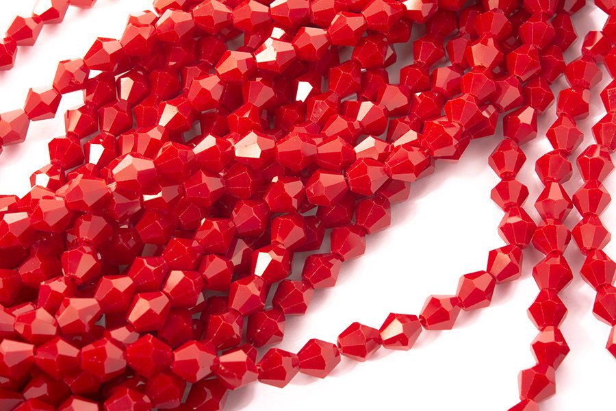 Photo of red Beautiful Sparkle Crystal Beads (863910)