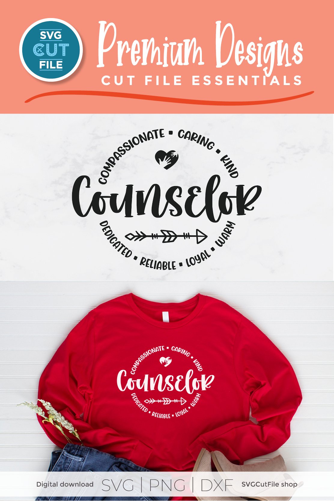 Counselor svg - an SVG file for Cricut and Silhouette