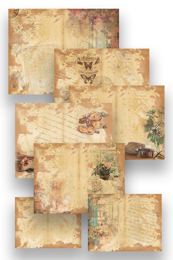 Scrapbook Paper, Junk Journal Printable, Scrapbook (1098445)